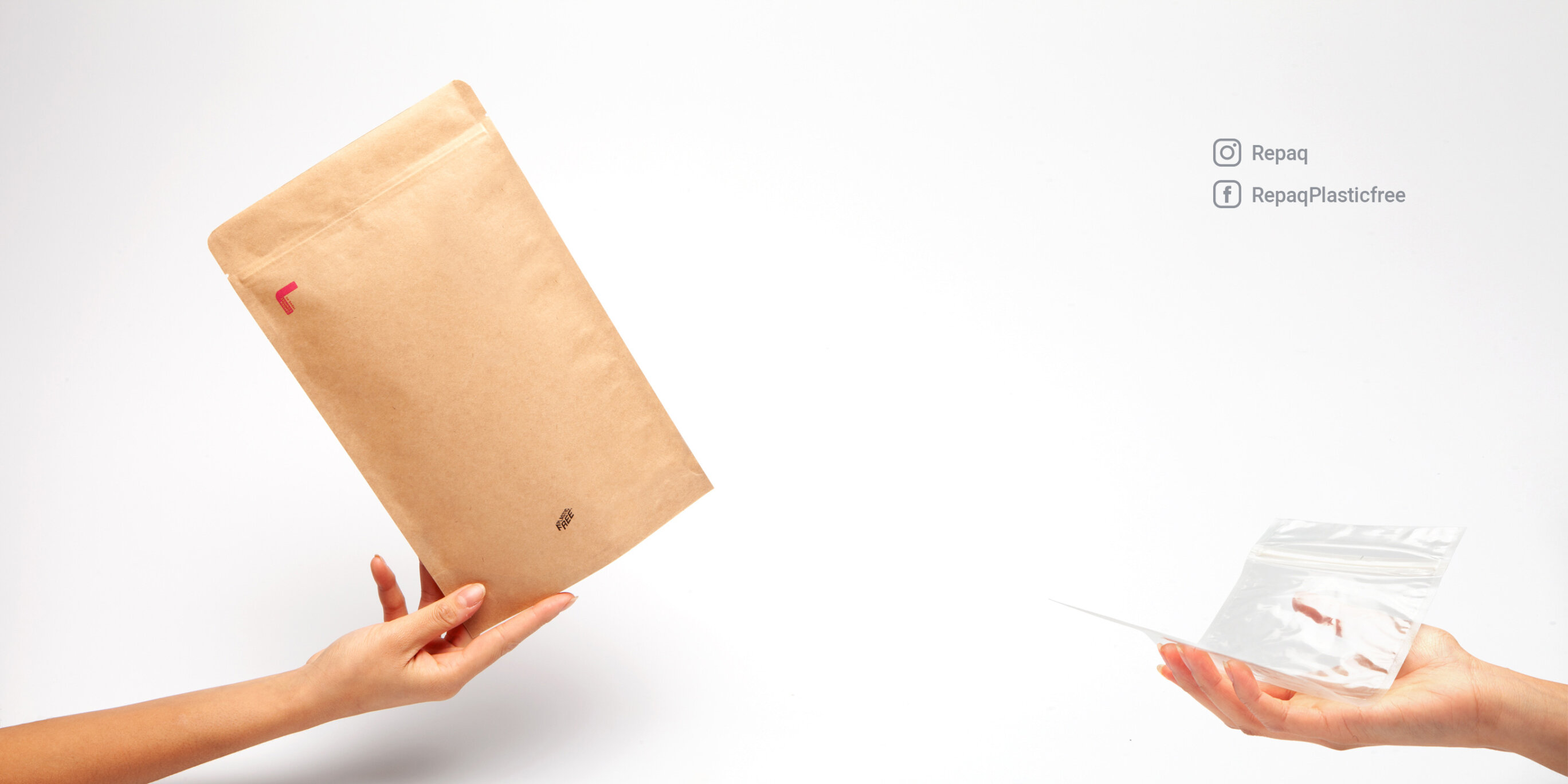 Natural packaging plastic free compostable - Zero Waste | Repaq